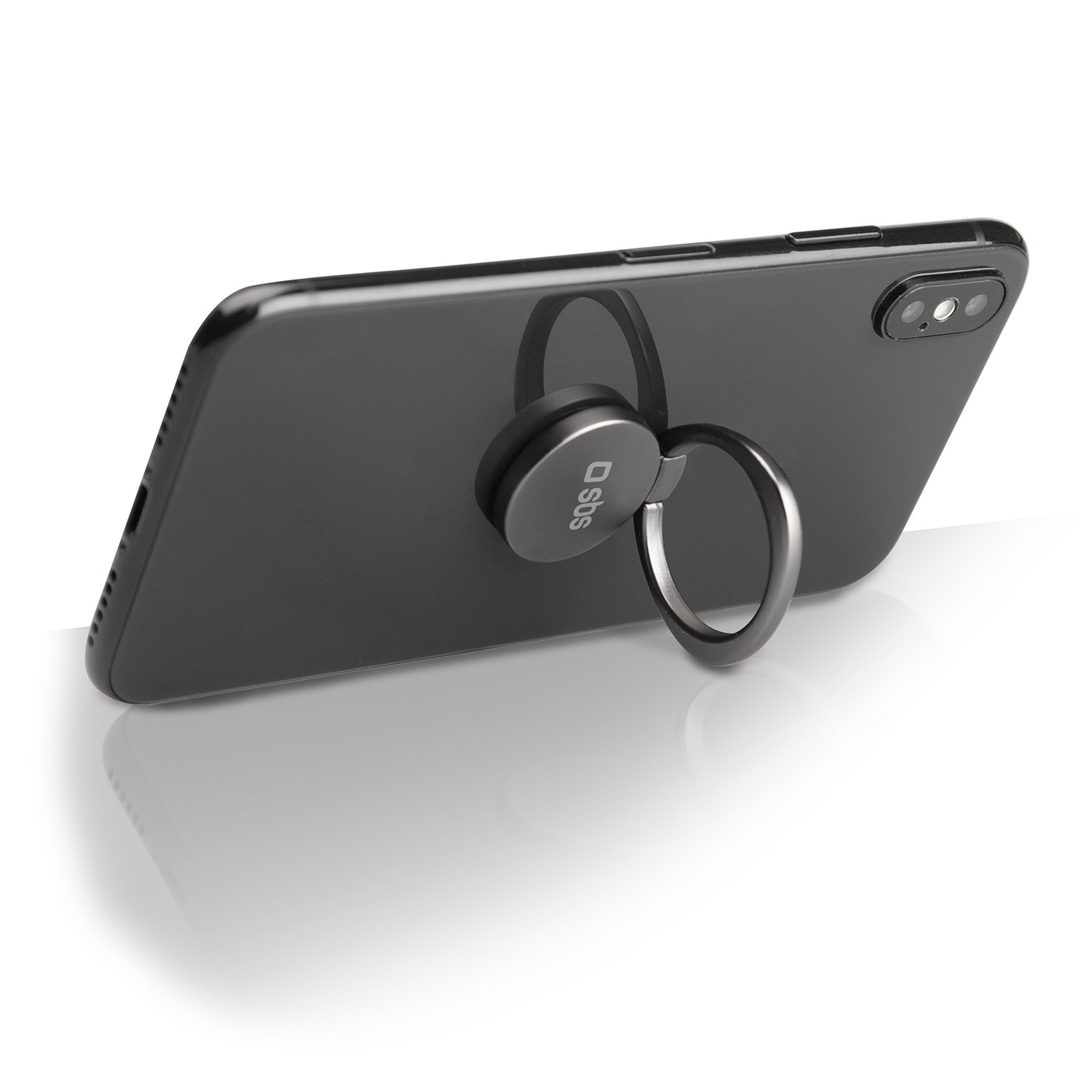SBS Universal Smartphone Ring with Stand Function - Silver ...