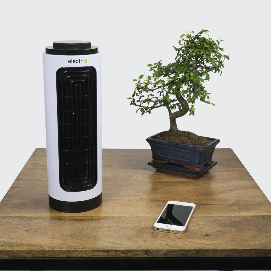 electriQ Slim Tower Fan with Oscillation and 3 speed settings - White ...