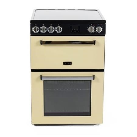 Tesla 60cm Electric Cooker - Cream TMRC60C | Appliances Direct