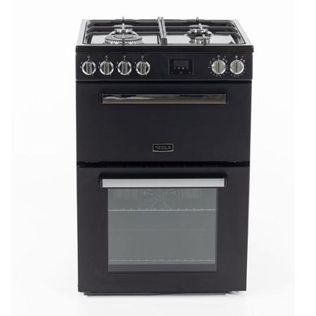 Tesla Series 3 60cm Dual Fuel Cooker - Black TMRDF60B | Appliances Direct