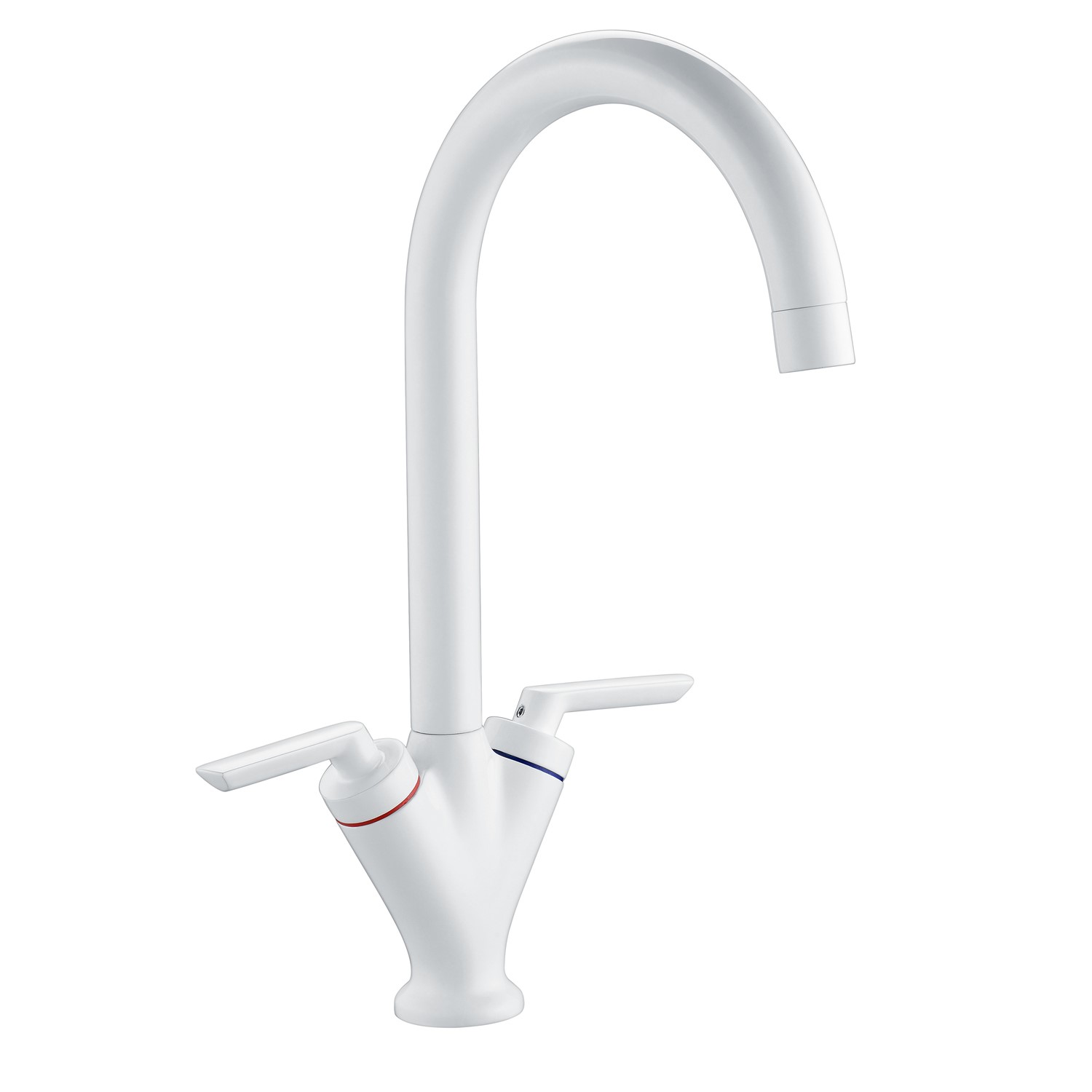 Taylor & Moore TMT031 Monobloc Kitchen Sink Mixer Tap in White ...
