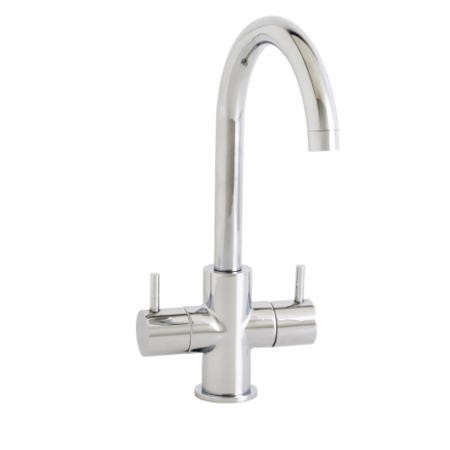 Astracast TP0420 Shannon Twin Lever Single Flow Tap - Chrome ...
