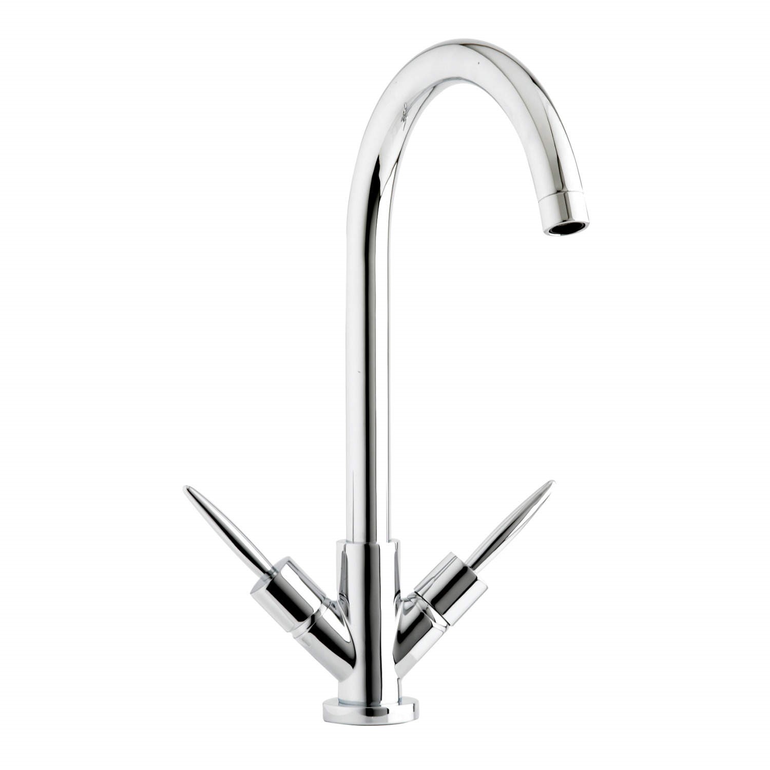 Astracast TP0759 V Form' Twin Lever Single Flow Tap in Chrome ...