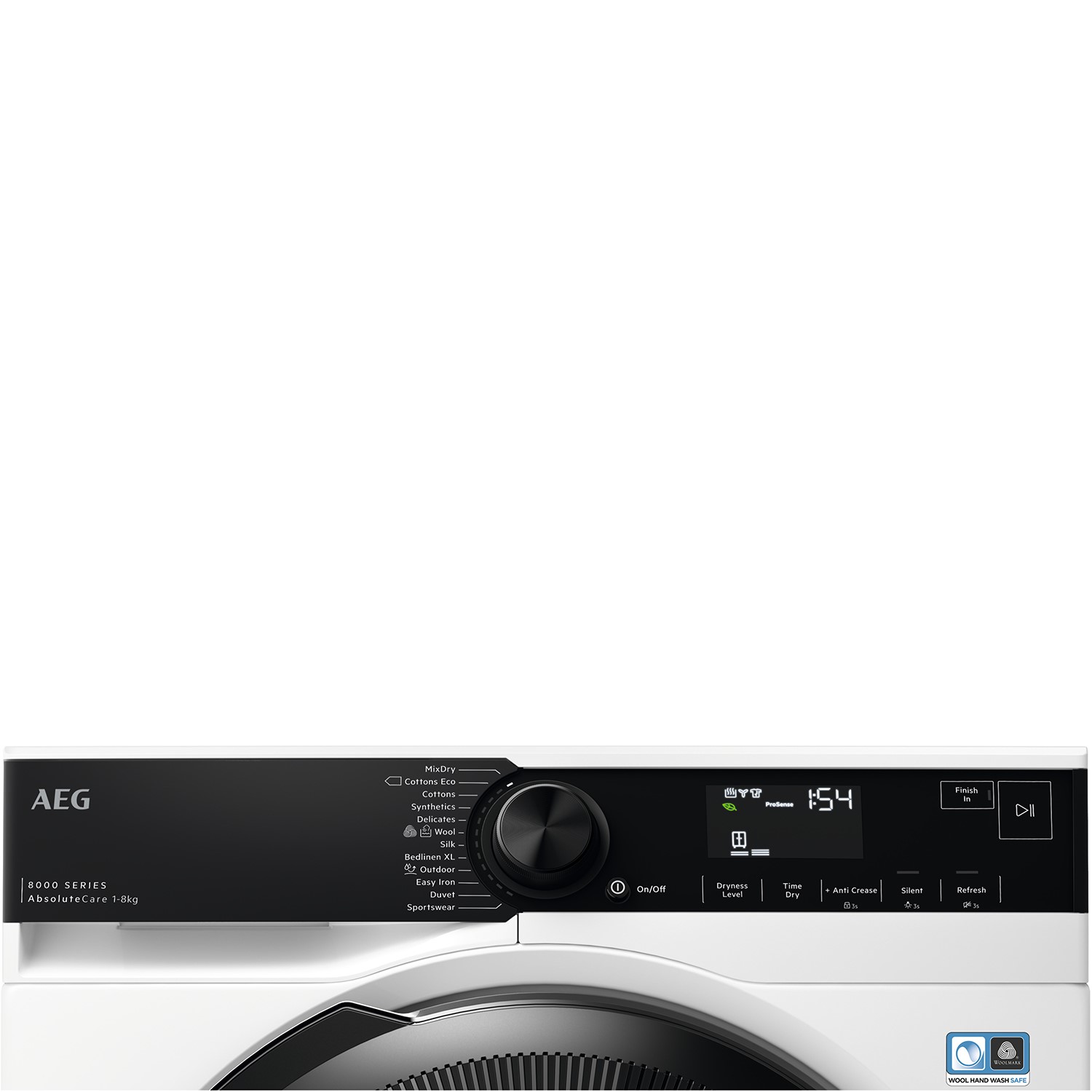 AEG 8000 AbsoluteCare 8kg Freestanding Heat Pump Tumble Dryer - White ...