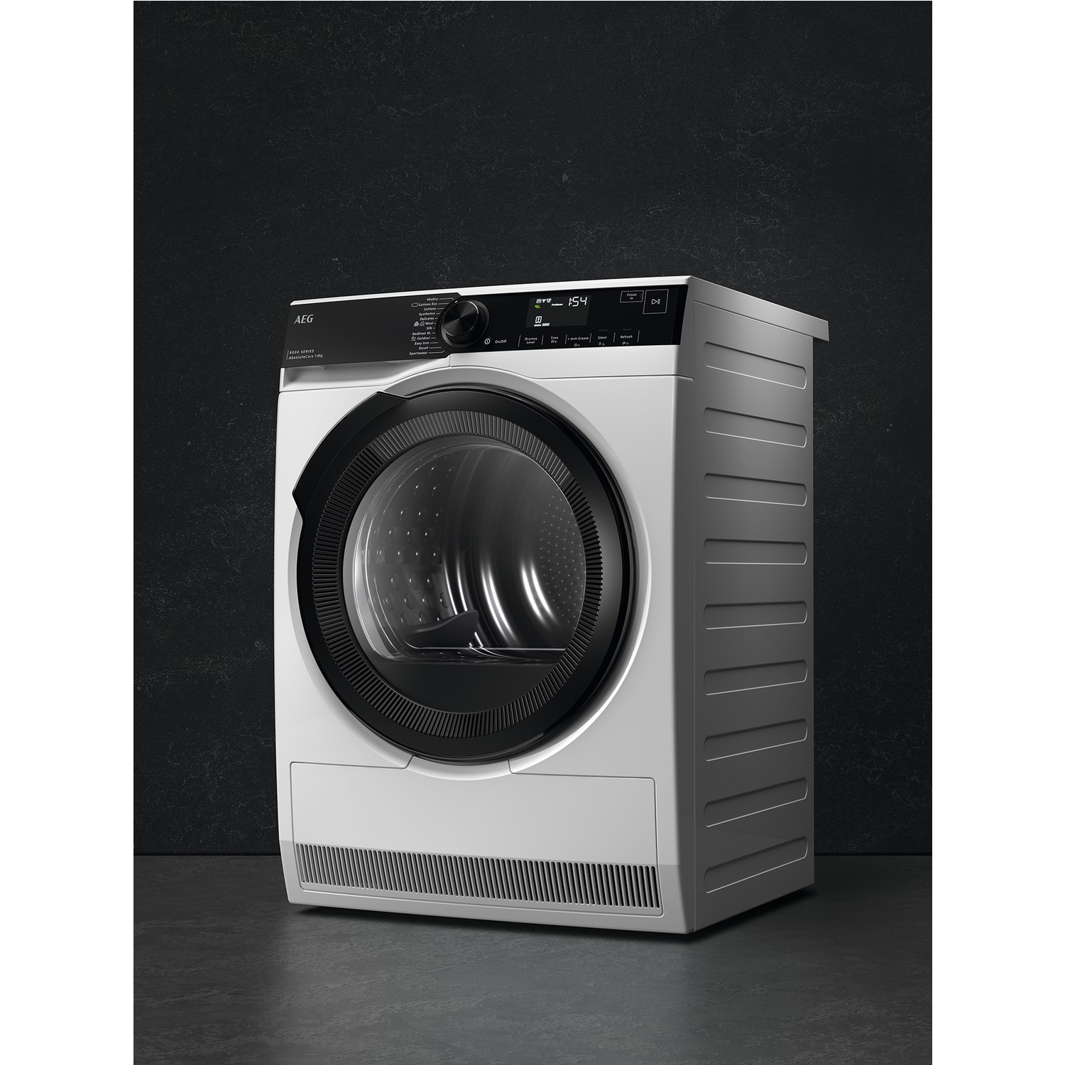 AEG 8000 AbsoluteCare 8kg Freestanding Heat Pump Tumble Dryer - White ...