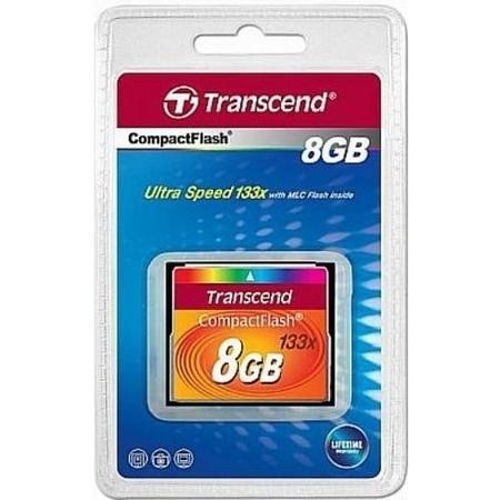 Transcend 133 CompactFlash 8GB Memory Card TS8GCF133 | Appliances Direct