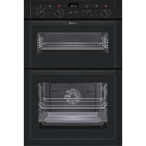 Neff U14M42S3GB Electric Built-in Double Oven - Black | Appliances Direct
