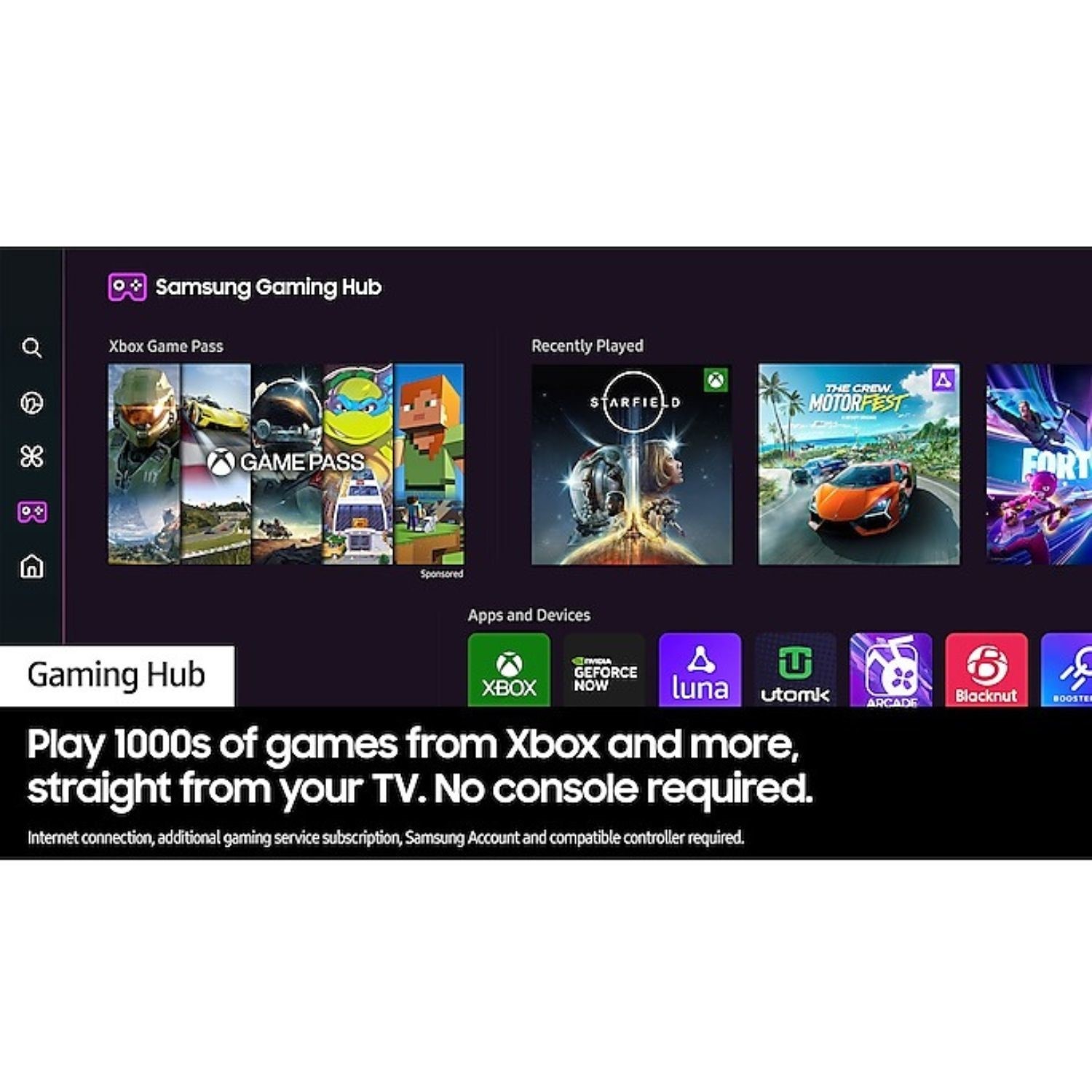 Samsung Crystal DU7100 75 inch Smart 4K Ultra HD LED TV UE75DU7100KXXU ...