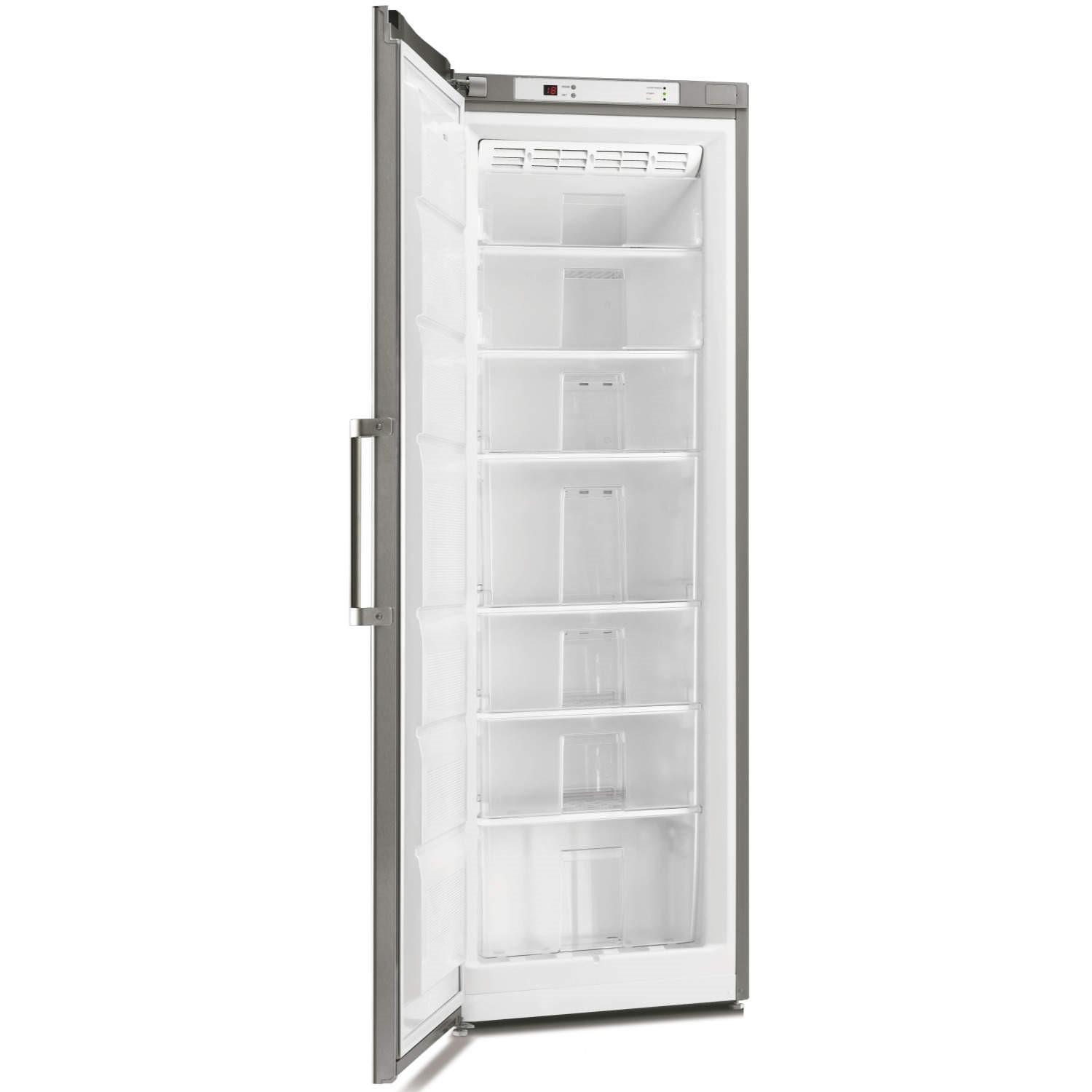 Smeg UK26PXNF3 NoFrost Freestanding Freezer - Stainless Steel Effect ...