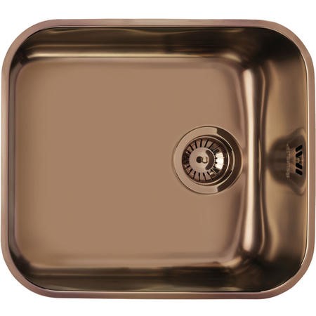Smeg UM45RA 45cm Alba Copper PVD Finish Undermounted Single Bowl ...