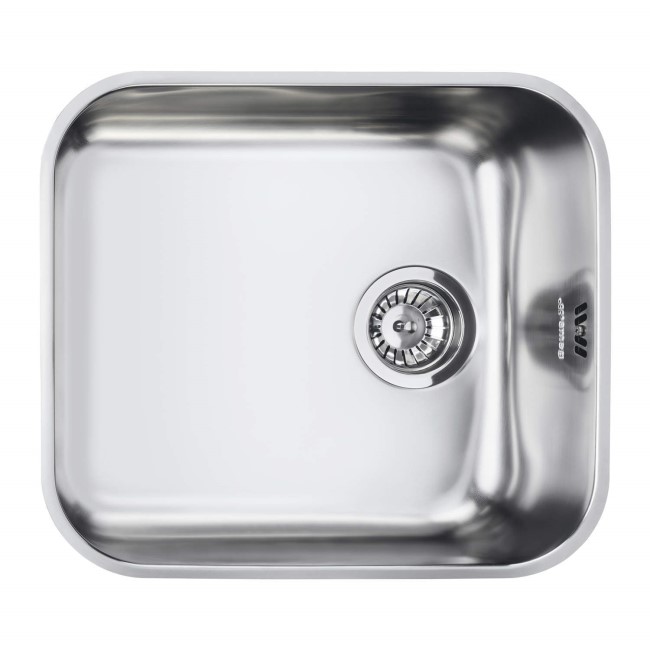 Smeg Alba Single Bowl Stainless Steel Chrome Kitchen Sink - UM45 ...