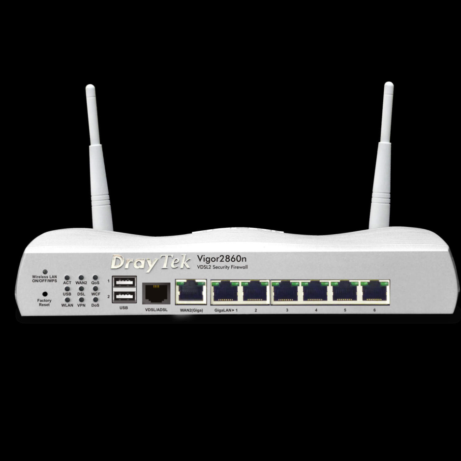 Draytek Vigor 2860n ADSL/VDSL Wireless Router V2860N | Appliances Direct