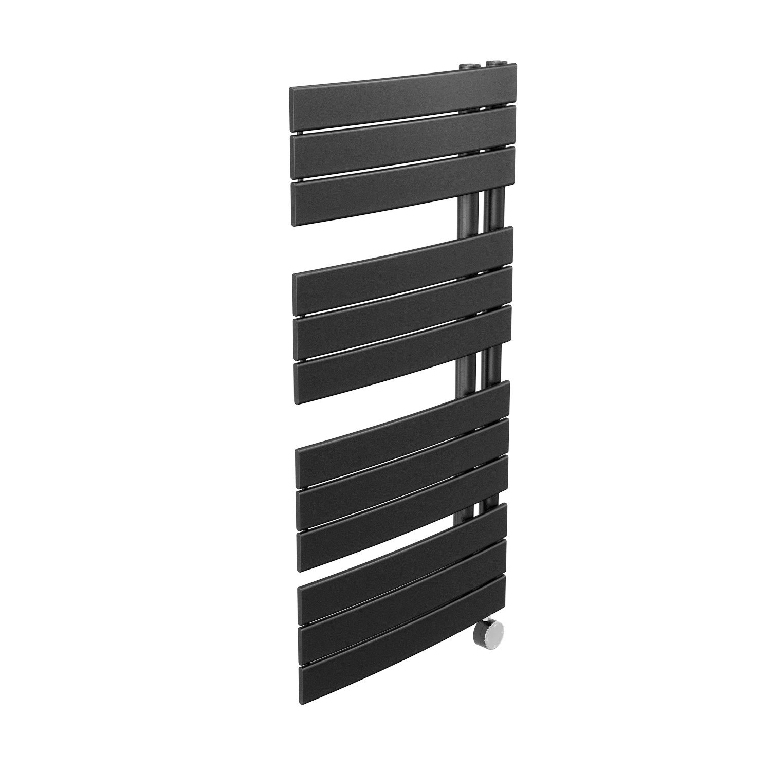 electriQ Flat Panel Electric Towel Radiator H1080xW500mm - Black VSTR12 ...