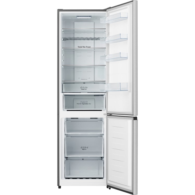 Hisense 336 Litre 60/40 Freestanding Fridge Freezer - Stainless Steel ...