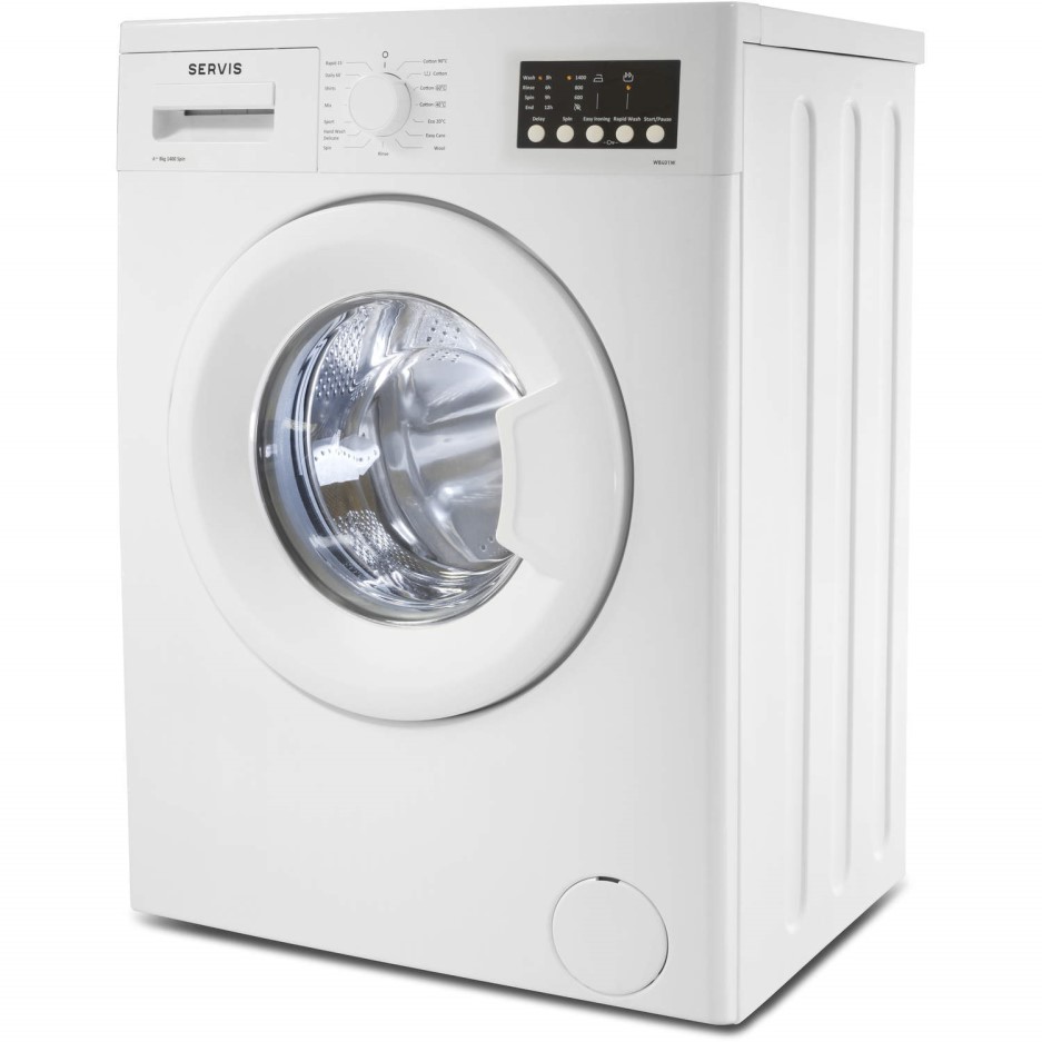 Servis W8401W 8kg 1400rpm Freestanding Washing Machine - White ...