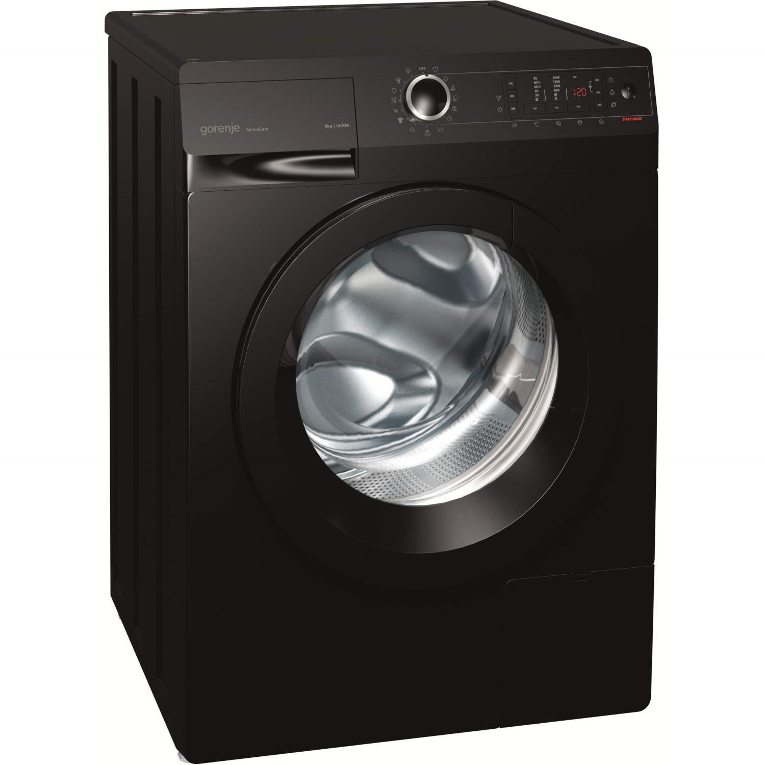 Gorenje W8543LB 8kg 1400rpm Freestanding Washing Machine - Black ...