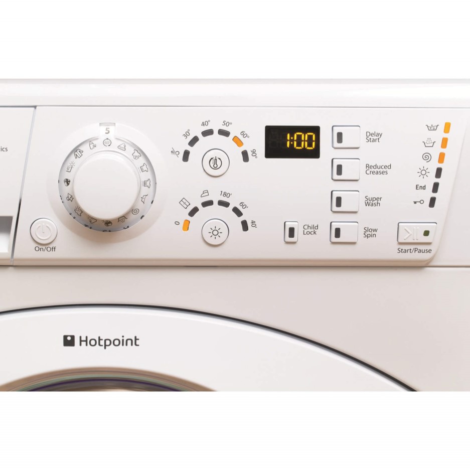 Hotpoint WDF756P White 7kg Wash 4kg Dry Freestanding Washer Dryer ...