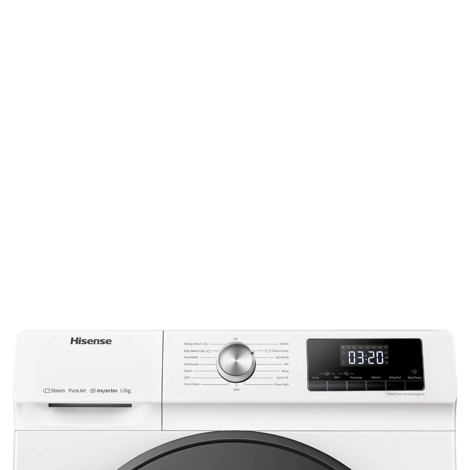 Hisense Series 3 12kg 1400rpm Washing Machine - White WFQA1214EVJM ...