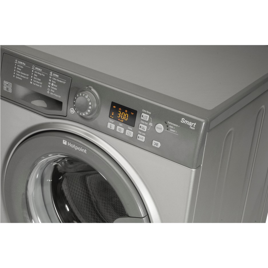Hotpoint WMFUG742G 7kg 1400rpm Freestanding Washing Machine - Graphite ...
