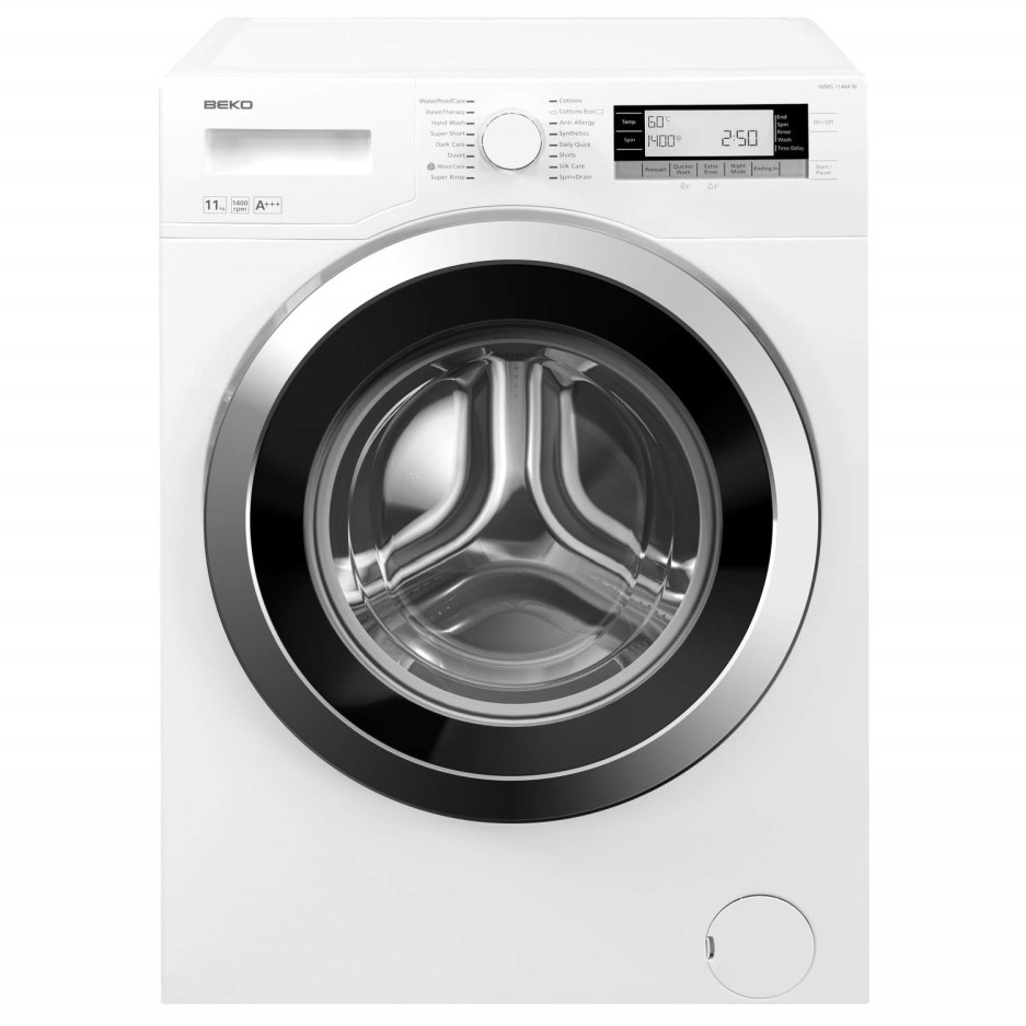 Beko WMG11464W EcoSmart 11kg 1400rpm Freestanding Washing Machine White ...