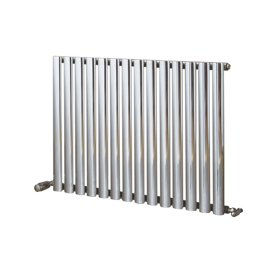 Chrome Horizontal Bathroom Radiator 600 x 832mm X2151 | Appliances Direct