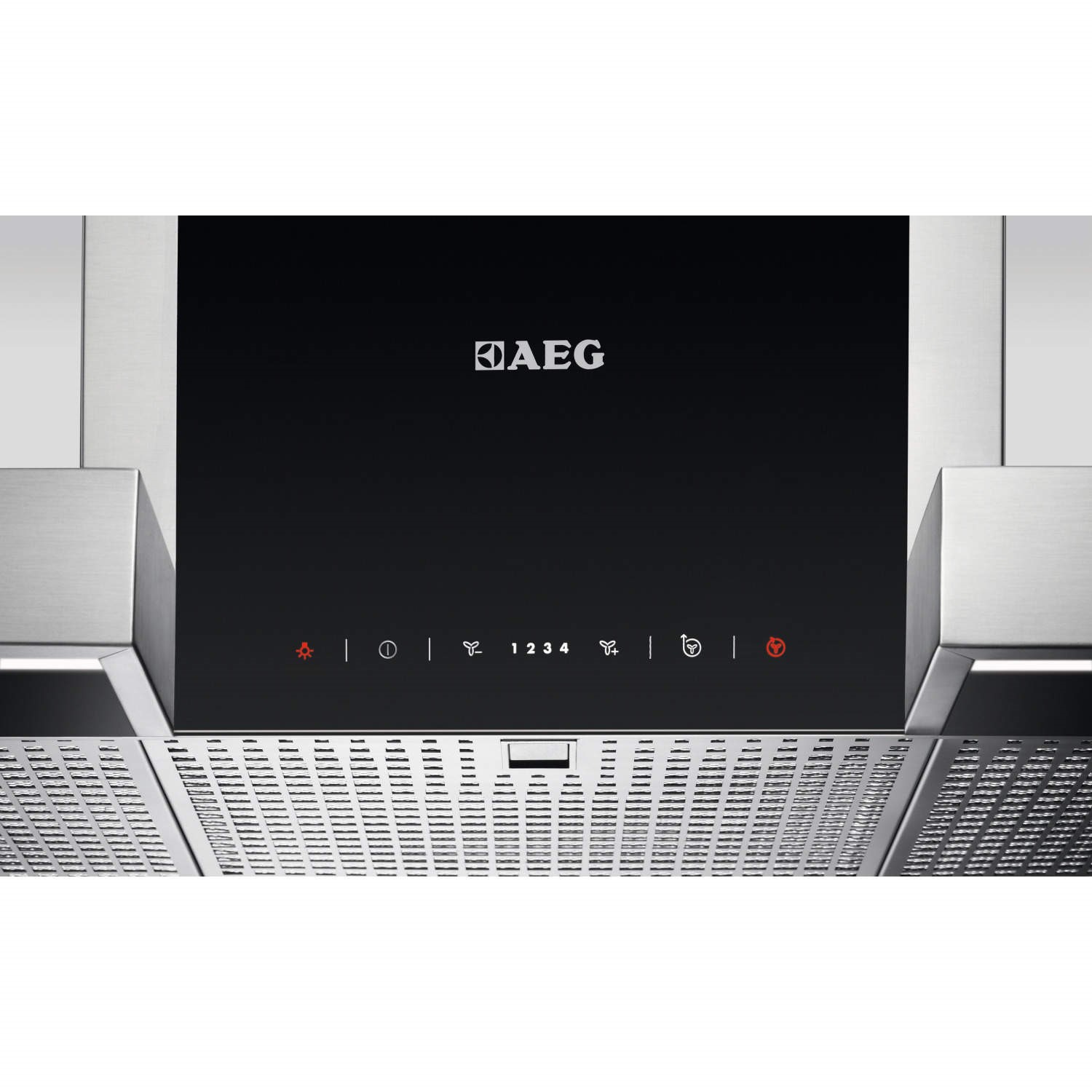 AEG X99464MI2 Touch Control Box Design 90cm Island Cooker Hood ...