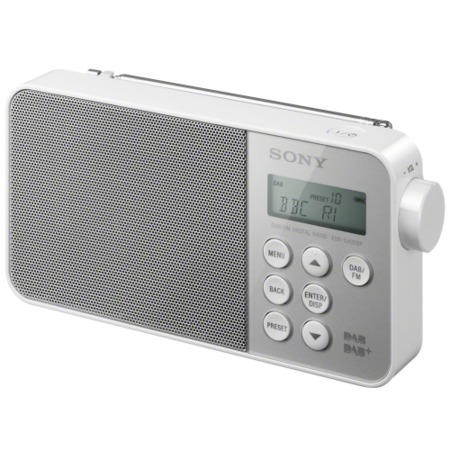Sony XDR-S40D Portable DAB Radio - White XDR-S40DBPW | Appliances Direct