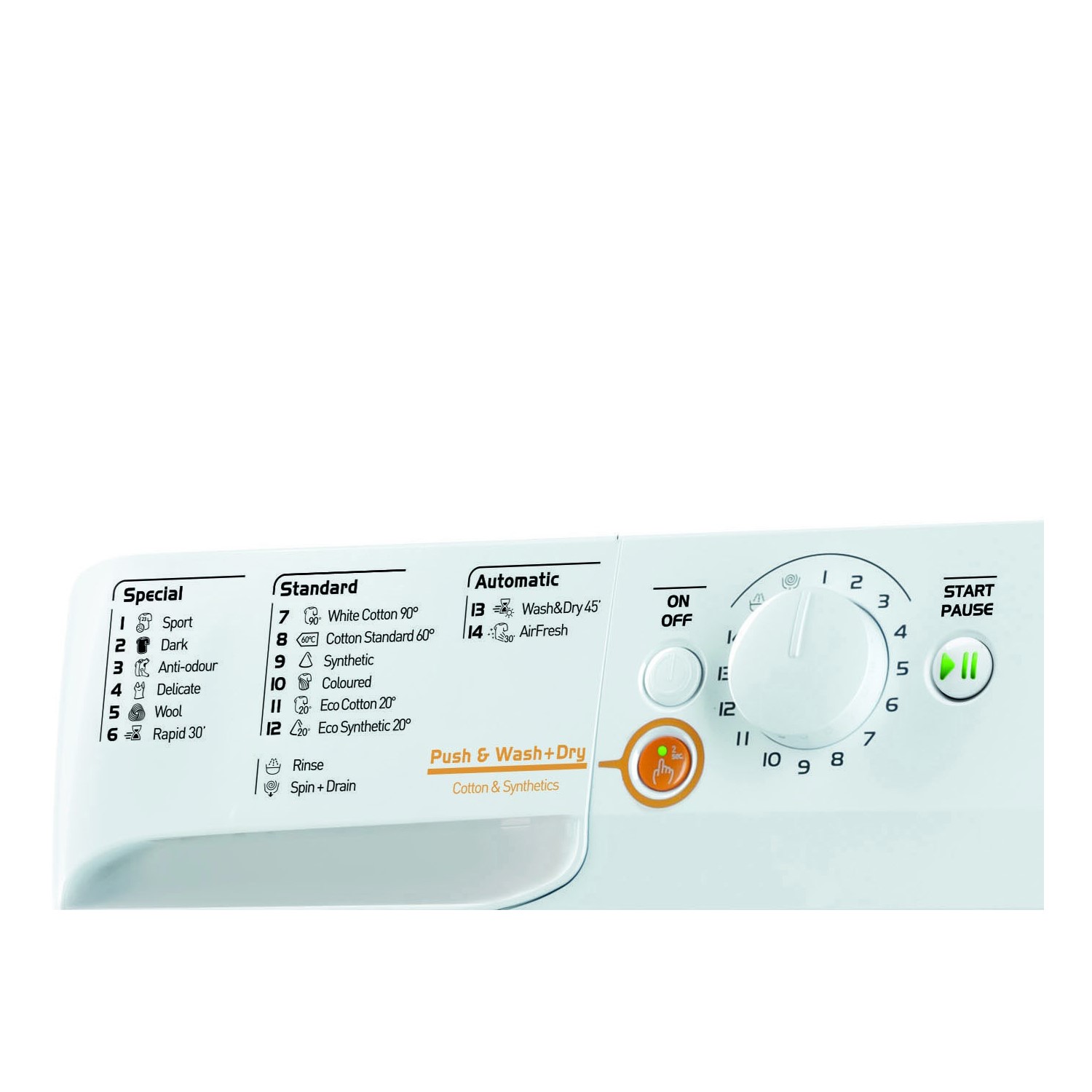 Indesit XWDA751480 7kg Wash 5kg Dry Freestanding Washer Dryer White ...