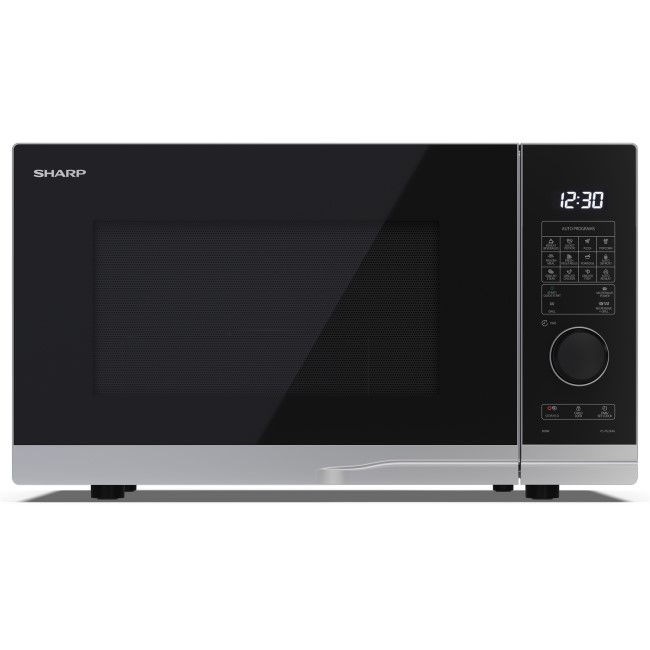 Sharp 25L 900W Digital Microwave with Grill - Silver YCPG254AUS ...