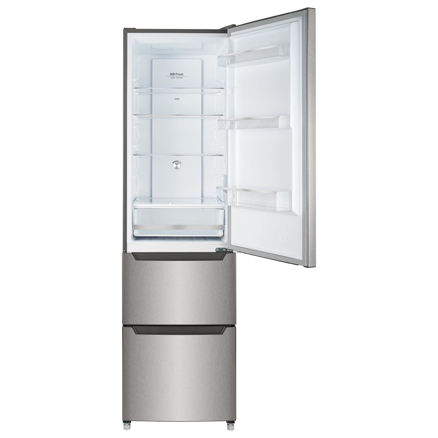 electriQ 282 Litre Multi Door Fridge Freezer with Total No Frost ...