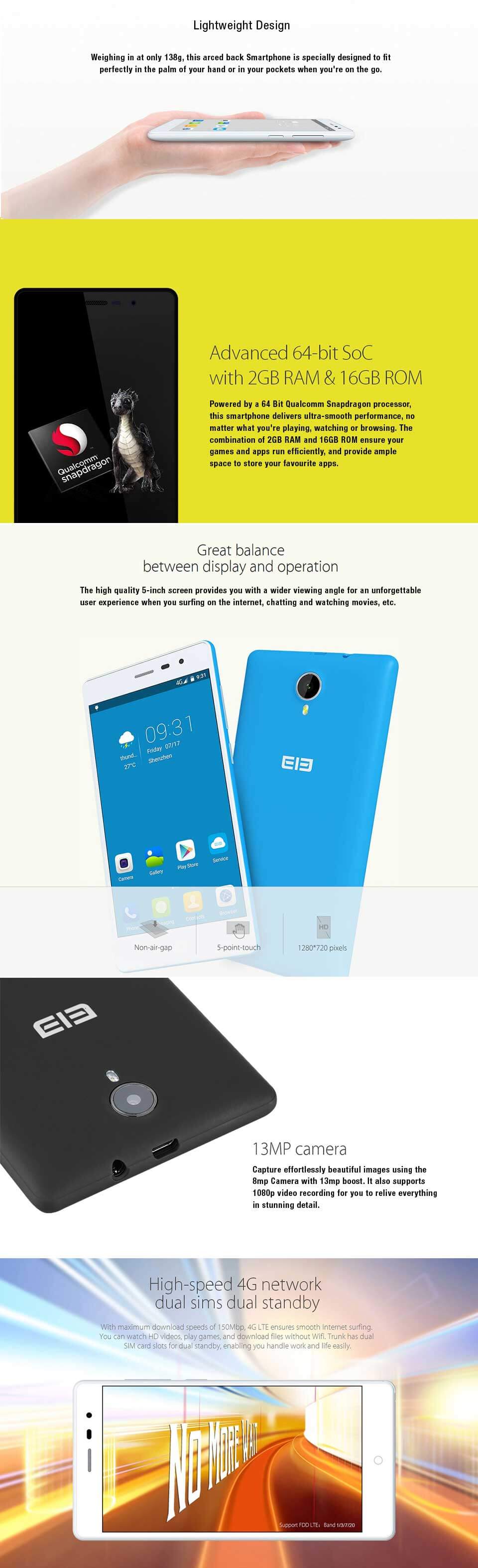 Elephone Trunk Black 16GB Sim Free & Unlocked ELE-TRUNK-B | Appliances ...