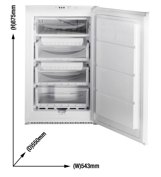 Hotpoint HZ1422 In-column Integrated Freezer | Appliances Direct