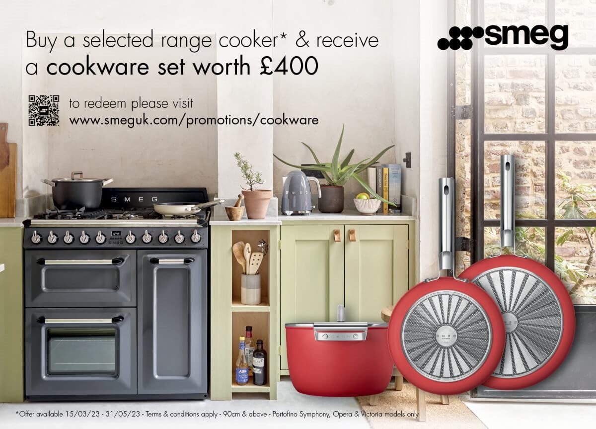 Smeg Portofino 90cm Pyrolytic Induction Range Cooker - Yellow CPF9IPYW ...