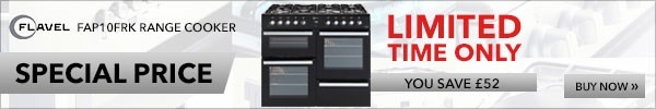 Flavel FAP10FRK 100cm Dual Fuel Range Cooker - Black | Appliances Direct
