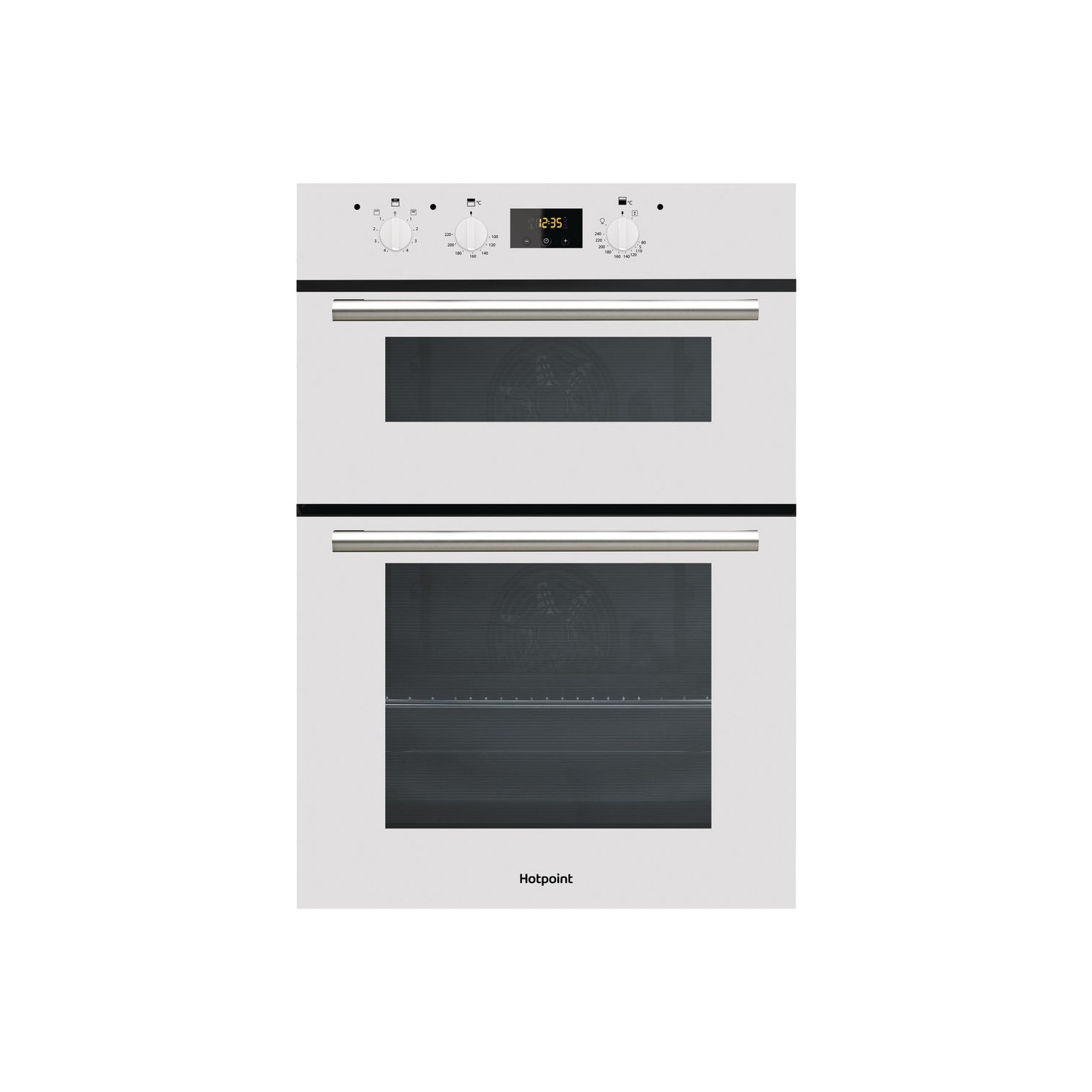HOTPOINT Class 2 DD2 540 Electric Double Oven - White, White