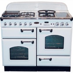 Rangemaster 73670 Classic Blanc 110cm Natural Gas Range Cooker – White ...